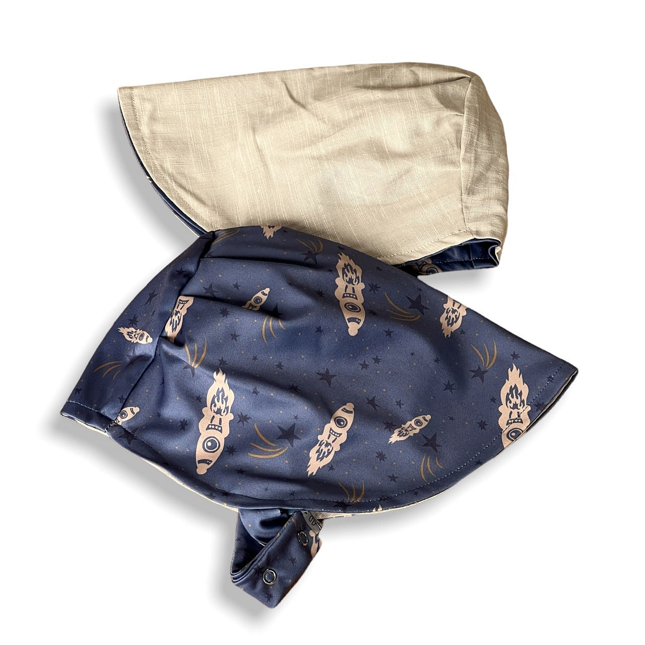 Water Play Bonnet in Rocketship Star – UB2 | Urban Baby Bonnets